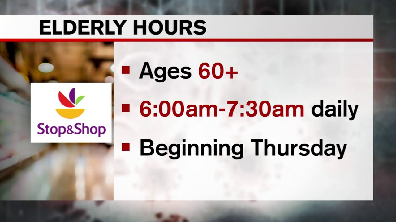 Stop & Shop adds special hours for shoppers over 60 - YouTube