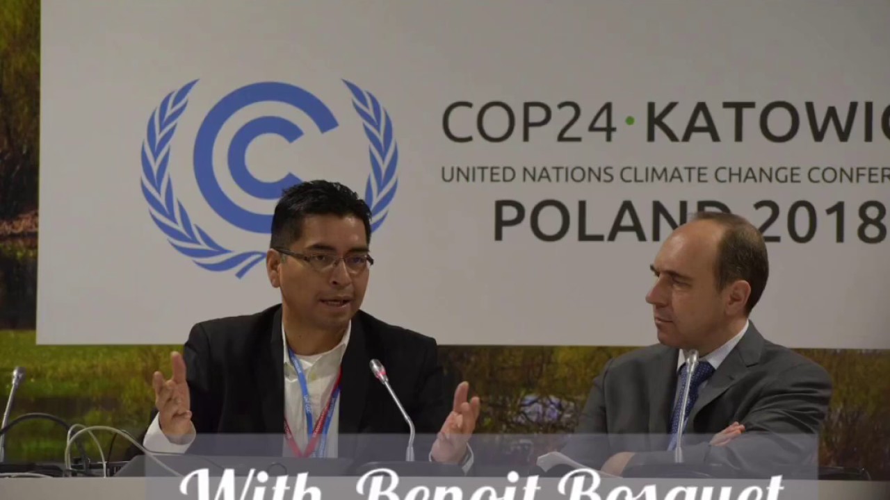 With Benoît Bosquet, Director for Environment and Natural Resources ...