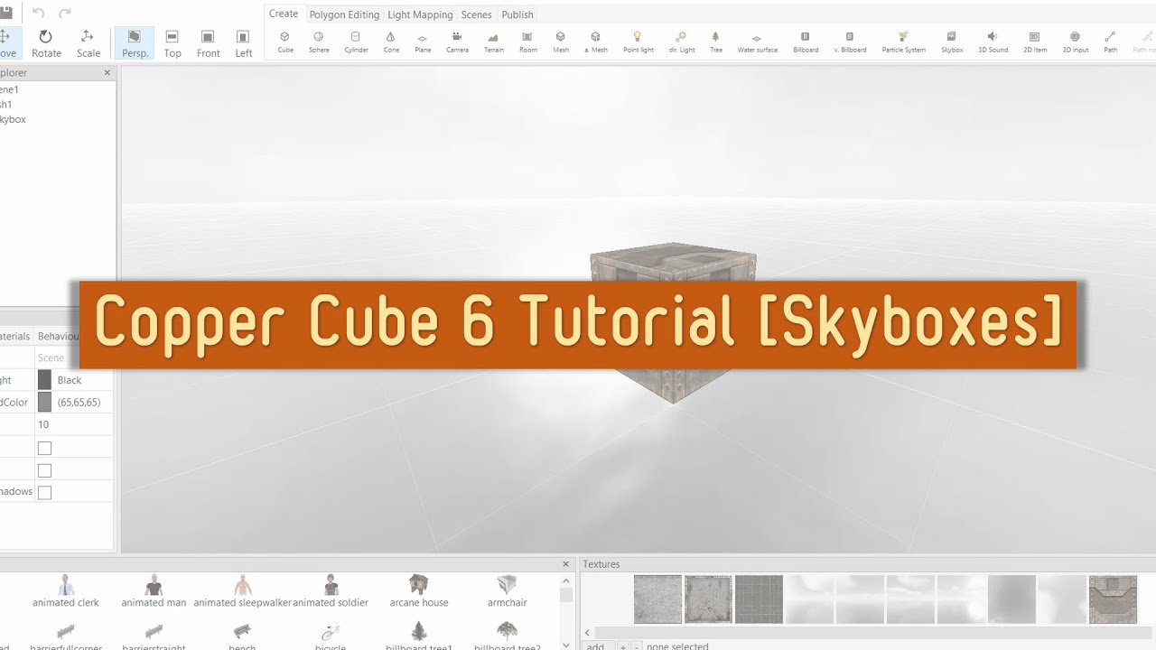 Copper Cube 6 Tutorial - Skyboxes - YouTube