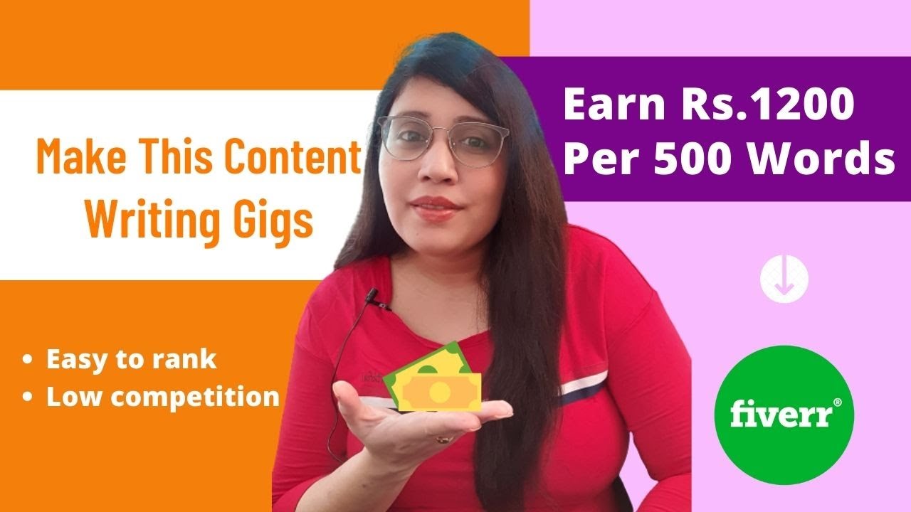 Content Writing on Fiverr 2022 || Fiverr Content Writing Gigs That ...