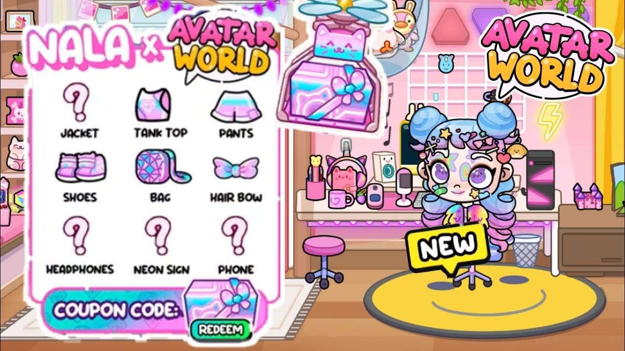 NEW PROMOCODE x NALA IN AVATAR WORLD 🎁🫰 - YouTube