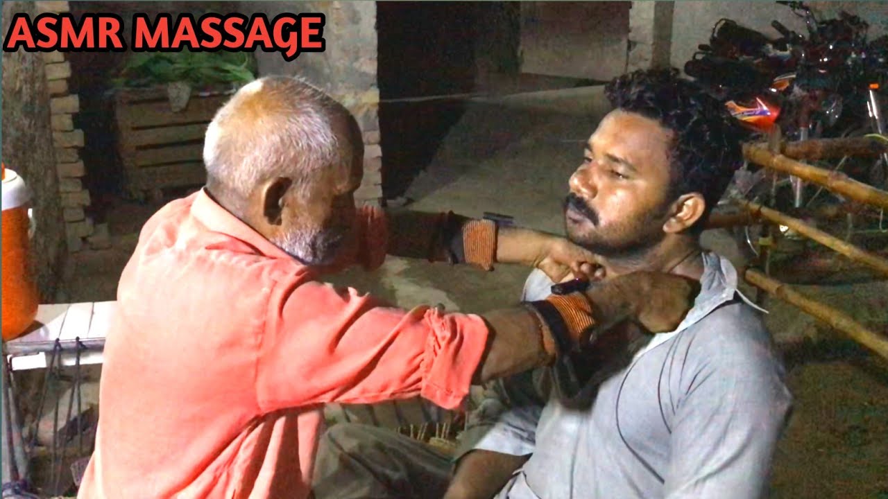 ASMR MASTERFUL PAKISTANI BARBER HEAD & BACK MASSAGE || Insomnia therapy ...