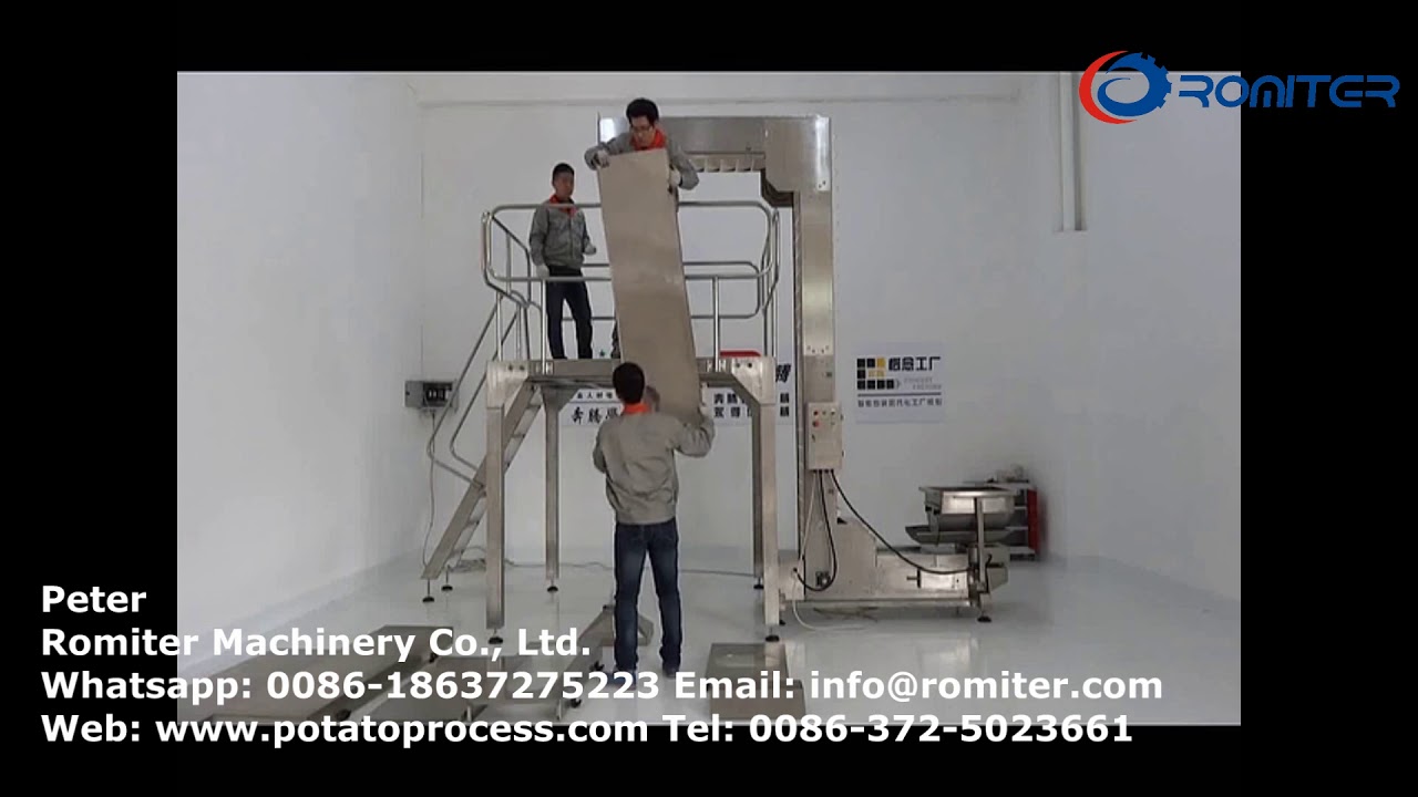 How to Install French Fries Packing Plant - YouTube