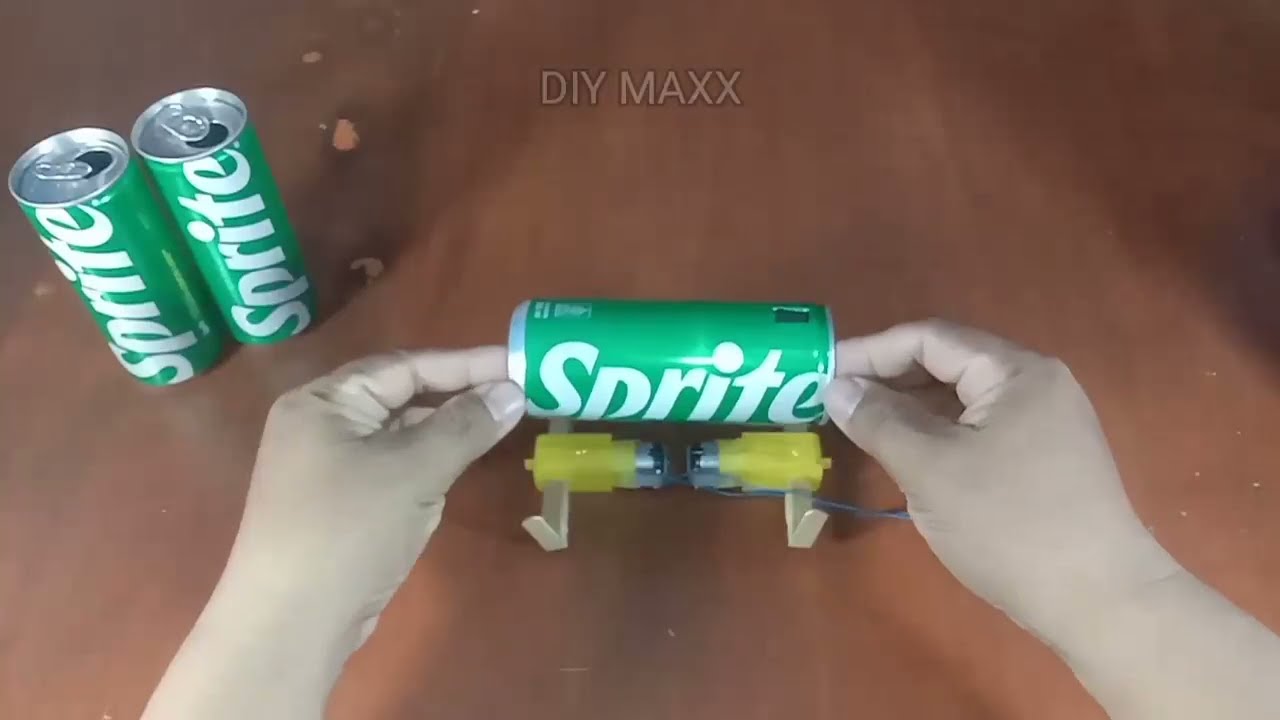 DIY yang luar biasa cara membuat kreatifitas dari kaleng Sprite - YouTube