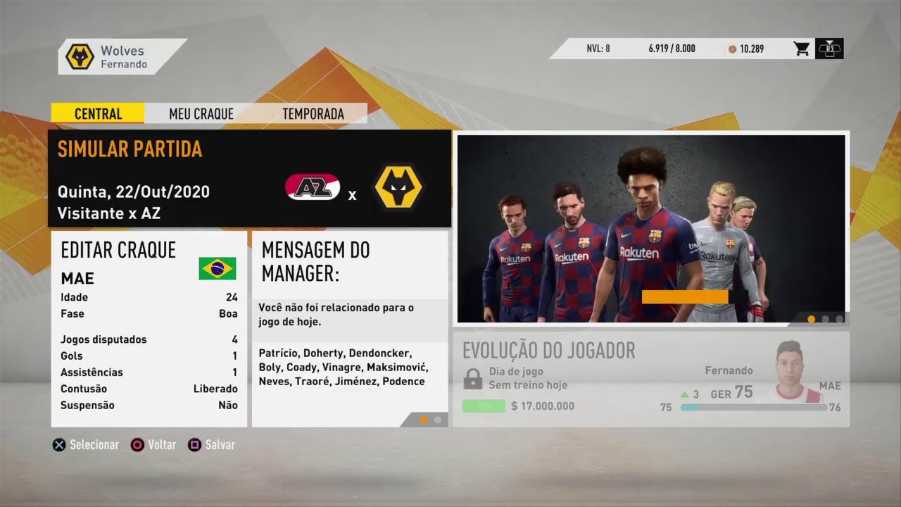 Rumo ao topo FERNANDINHO FIFA 20 #4 - YouTube