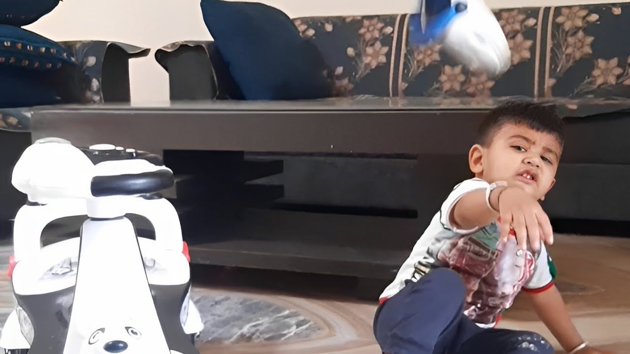 Manasvin got angry on uncle - YouTube