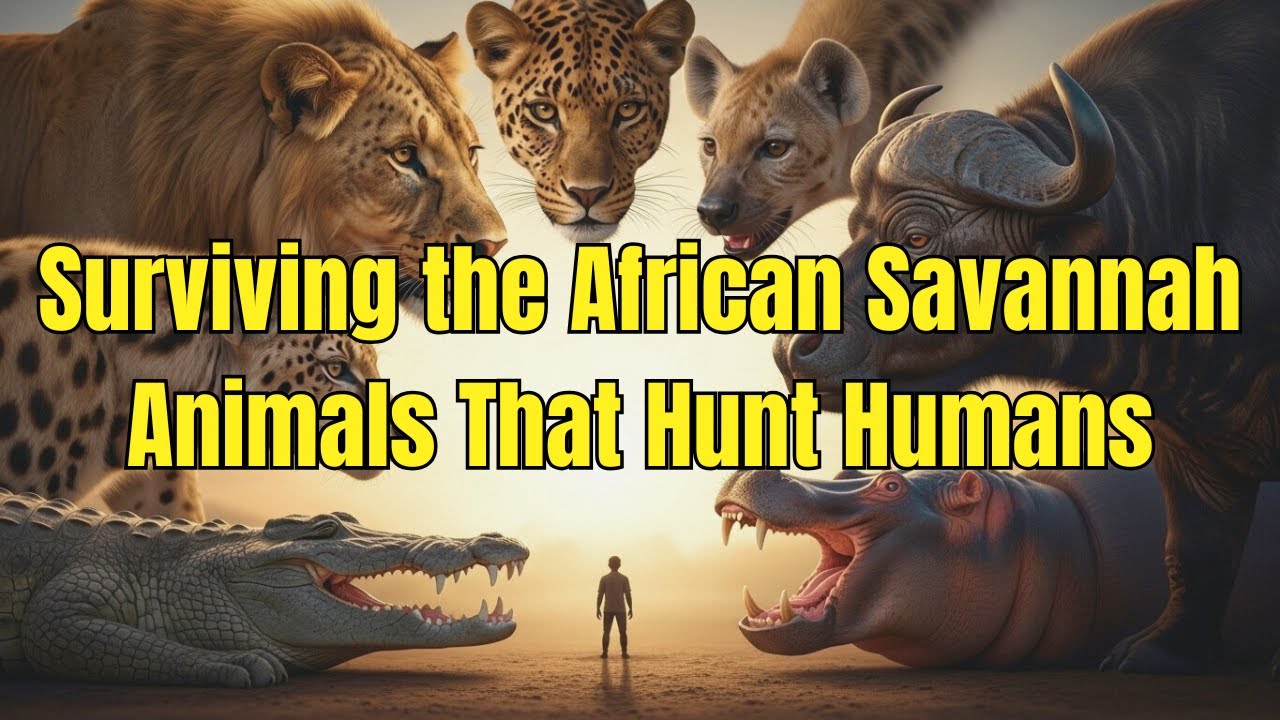 Surviving the African Savannah Animals That Hunt Humans - YouTube