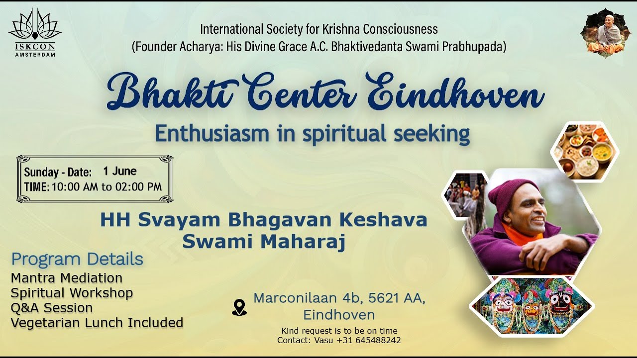 HH Svayam Bhagavan Keshava Swami Maharaj | ISKCON Bhakti Center ...