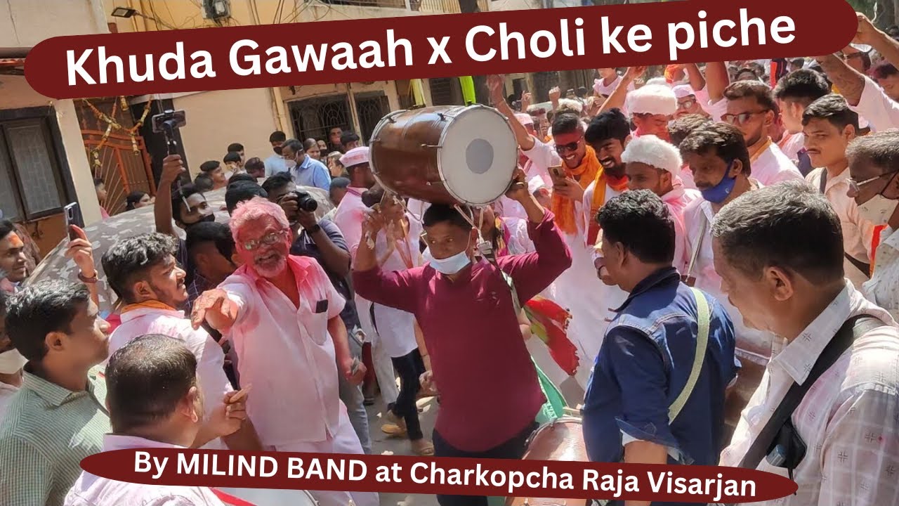 Milind Kacchi Band🎷🥁(Old song: Khudaaa Gawaahh x Choli ke piche)at ...