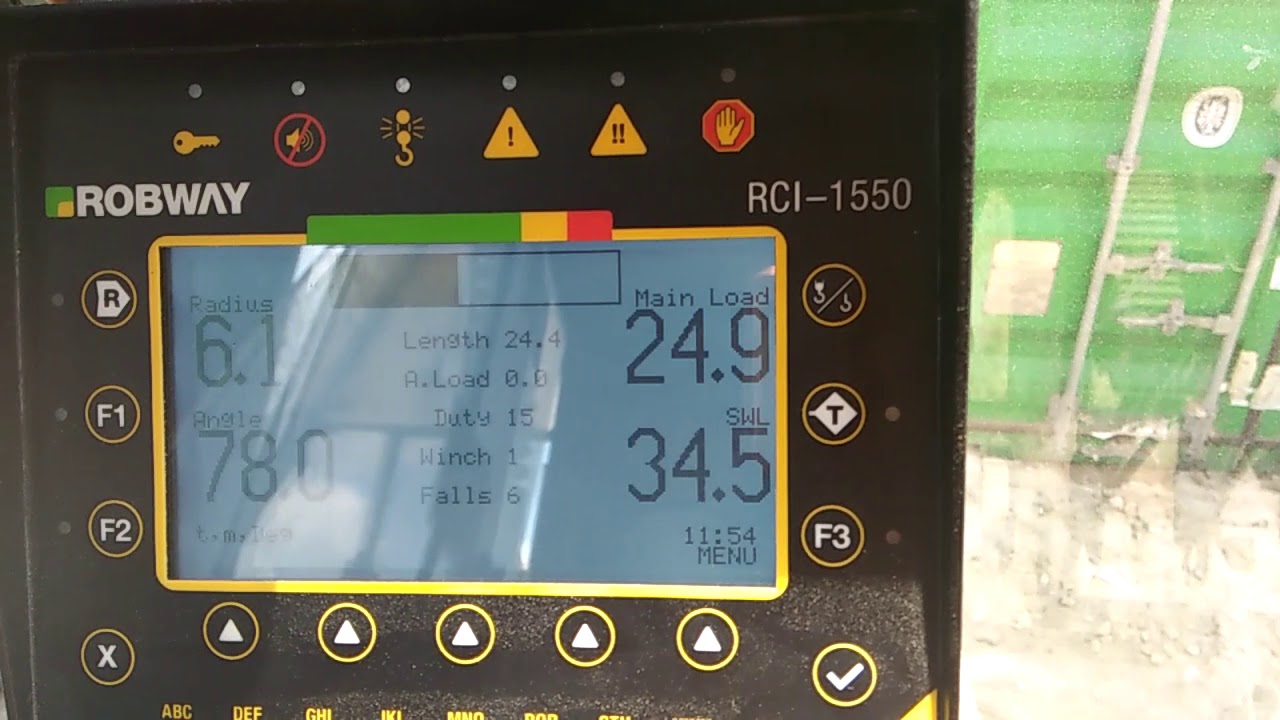Robway RCI 1550 installed on the Sumitomo SC700 Crawler Crane - YouTube