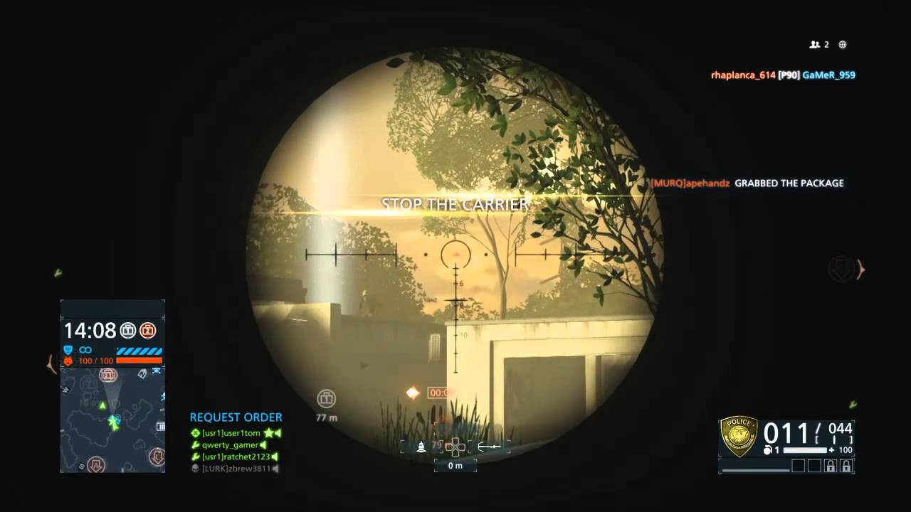 Battlefield hardline: 8 Bit Sniper - YouTube