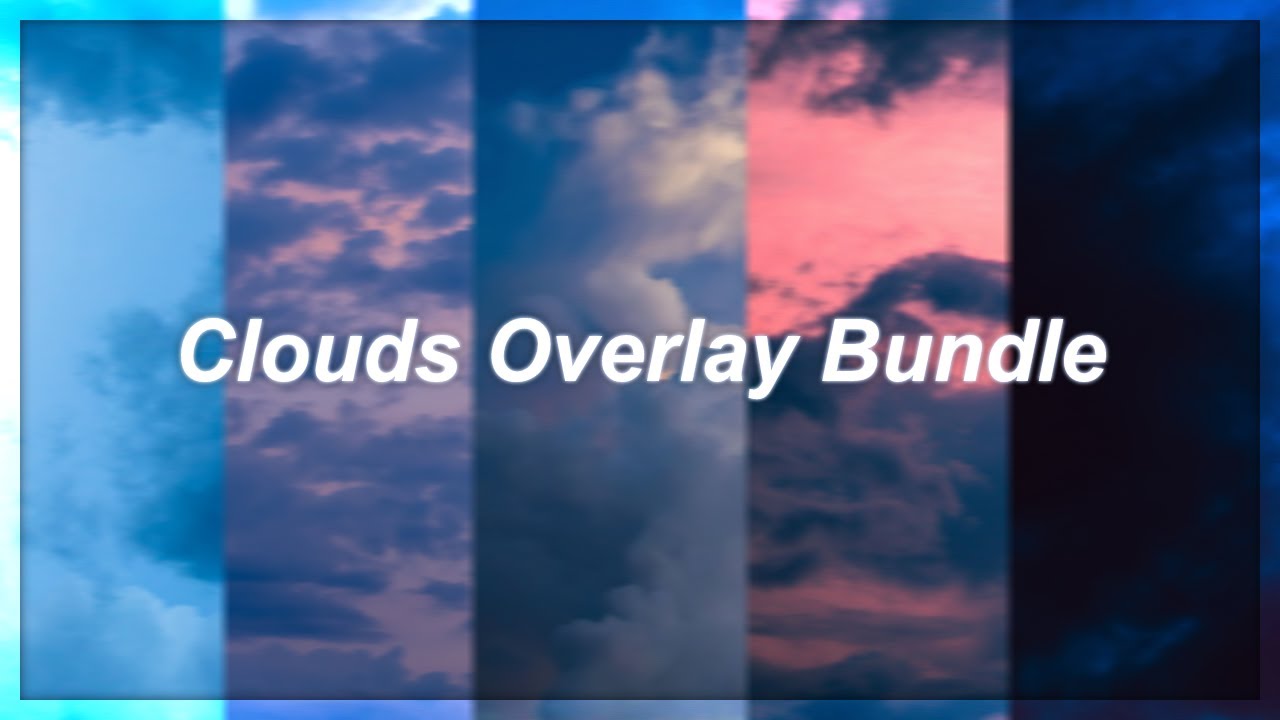 ☁️ Minecraft Clouds Sky Overlay BUNDLE (With Download) | 5 Overlays + 1 ...