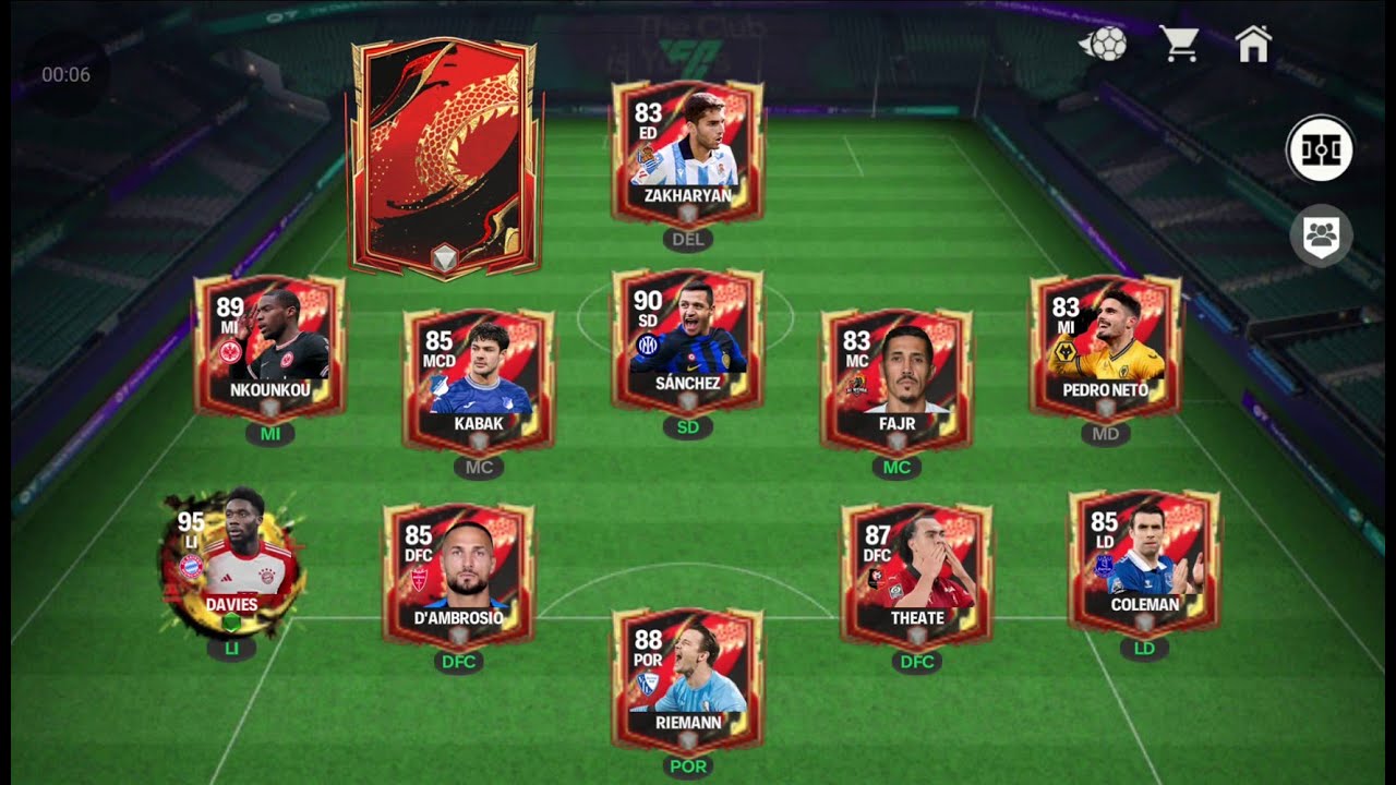 Usando el Equipo de Año Nuevo Lunar (FC Mobile) #20 - YouTube