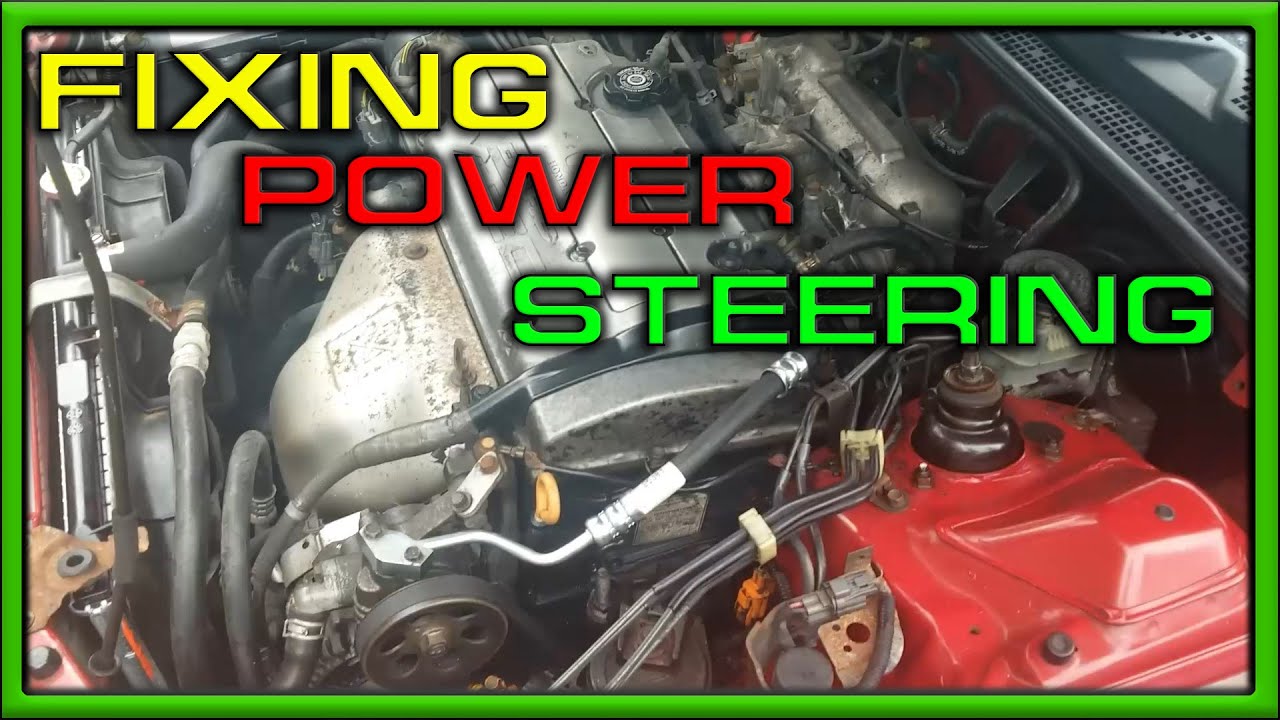 97-01 Honda Prelude Power Steering Pressure Hose Replacement BB6 - YouTube