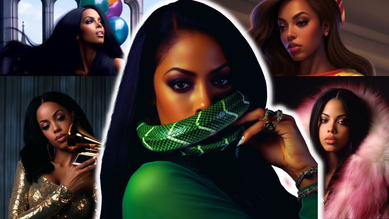 Using AI to Create Aaliyah Images 🤖🐍🤖(PART 2) - YouTube