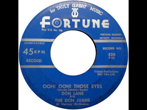 Don Lane With The Don Juans - Ooh! Ooh! Those Eyes | Releases | Discogs