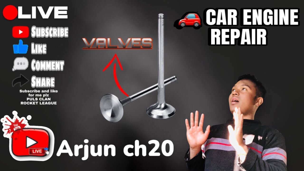 car engine head cutting and valve clean 🧼 coin setting ARJUN CH20 is live - YouTube