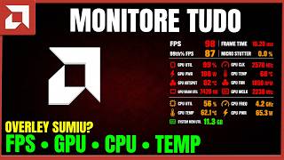 AMD ADRENALIN: MONITOR FPS, GPU, CPU, TEMPERATURE, CLOCK, AND USAGE!