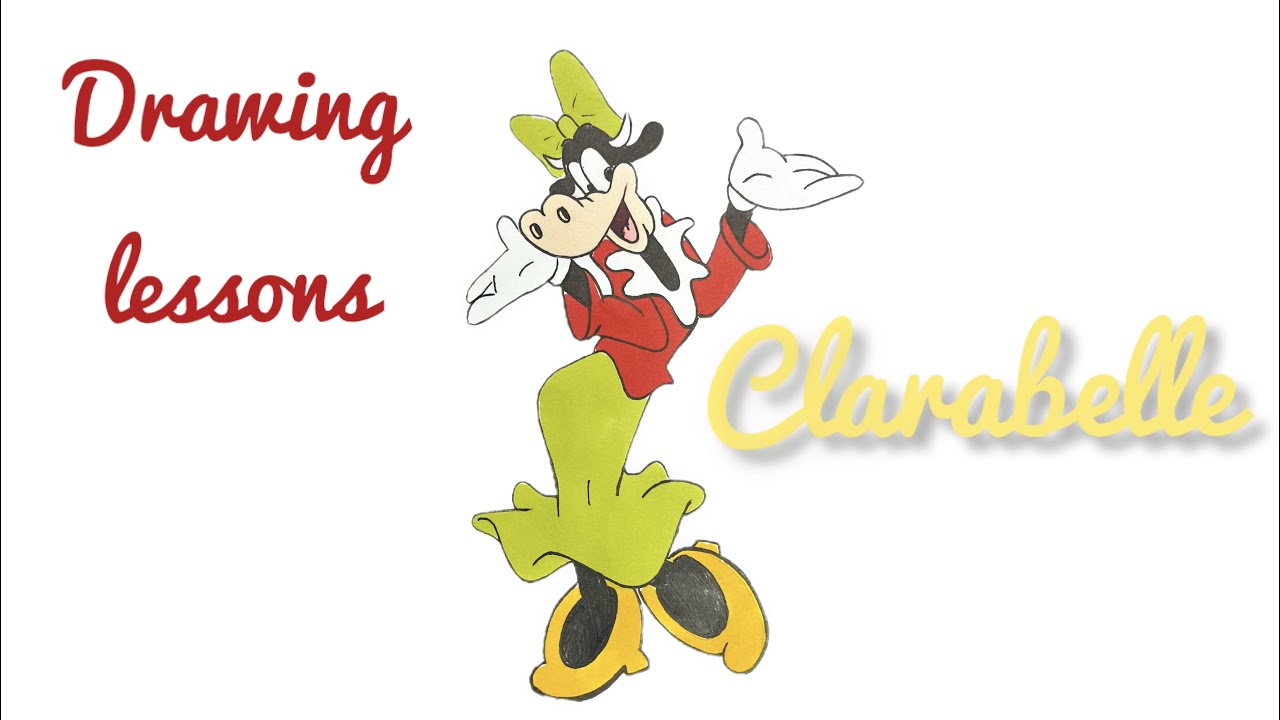 Learn to Draw Kind and Friendly, Classic Disney Character Clarabelle ...