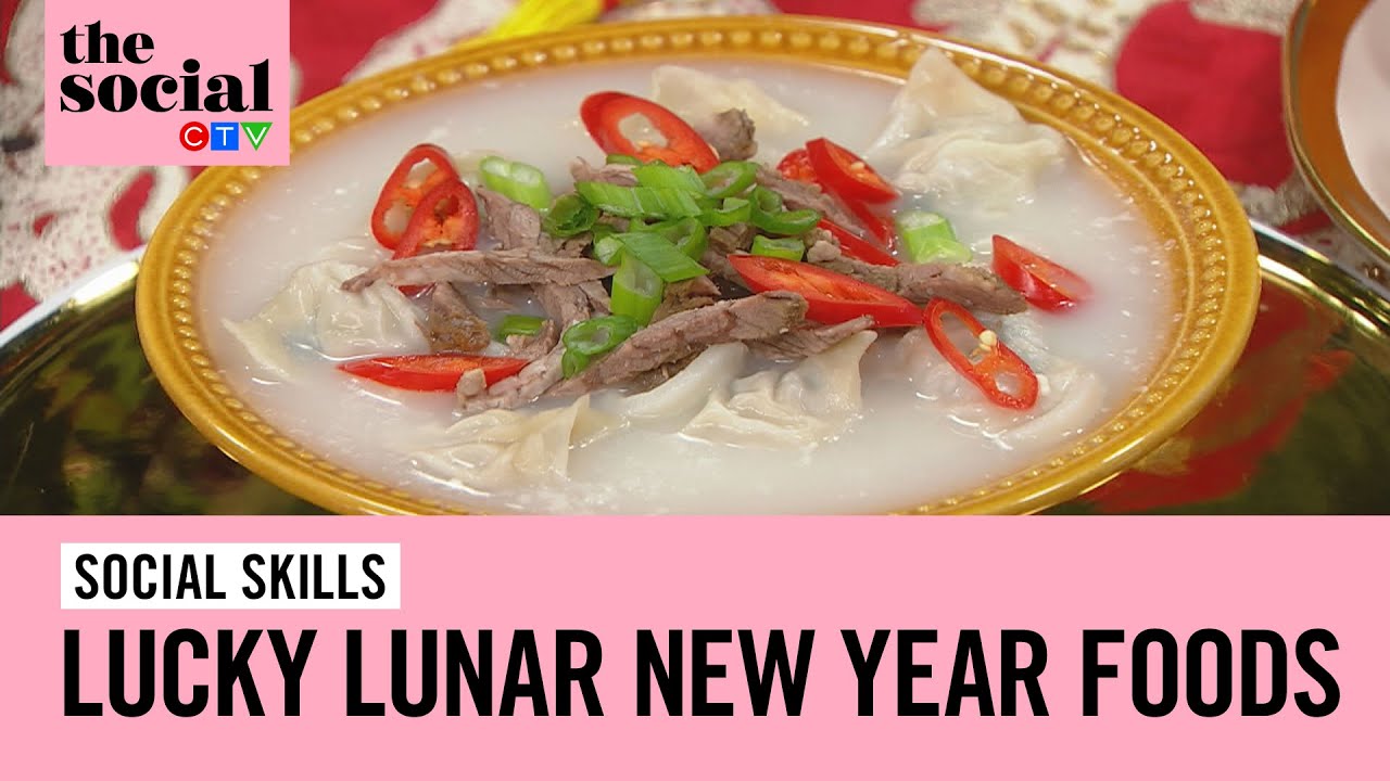 Lucky foods for Lunar New Year | The Social - YouTube