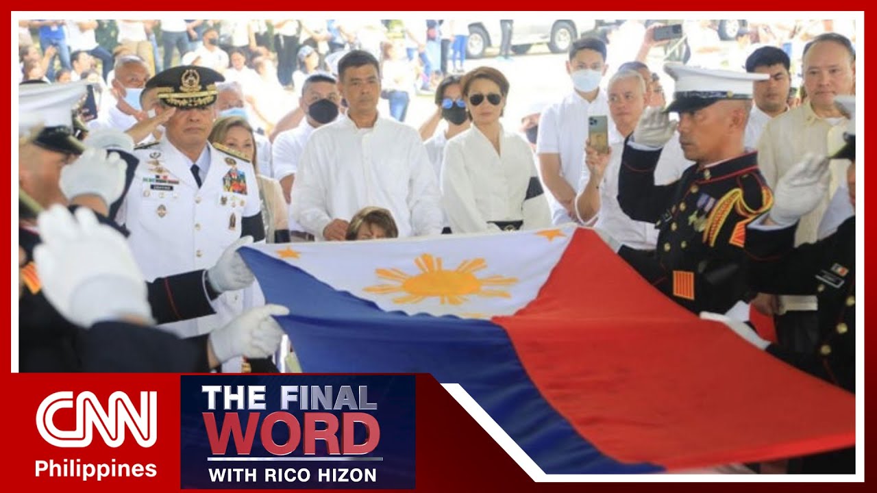 Ex-senator, AFP chief Rodolfo Biazon laid to rest - YouTube