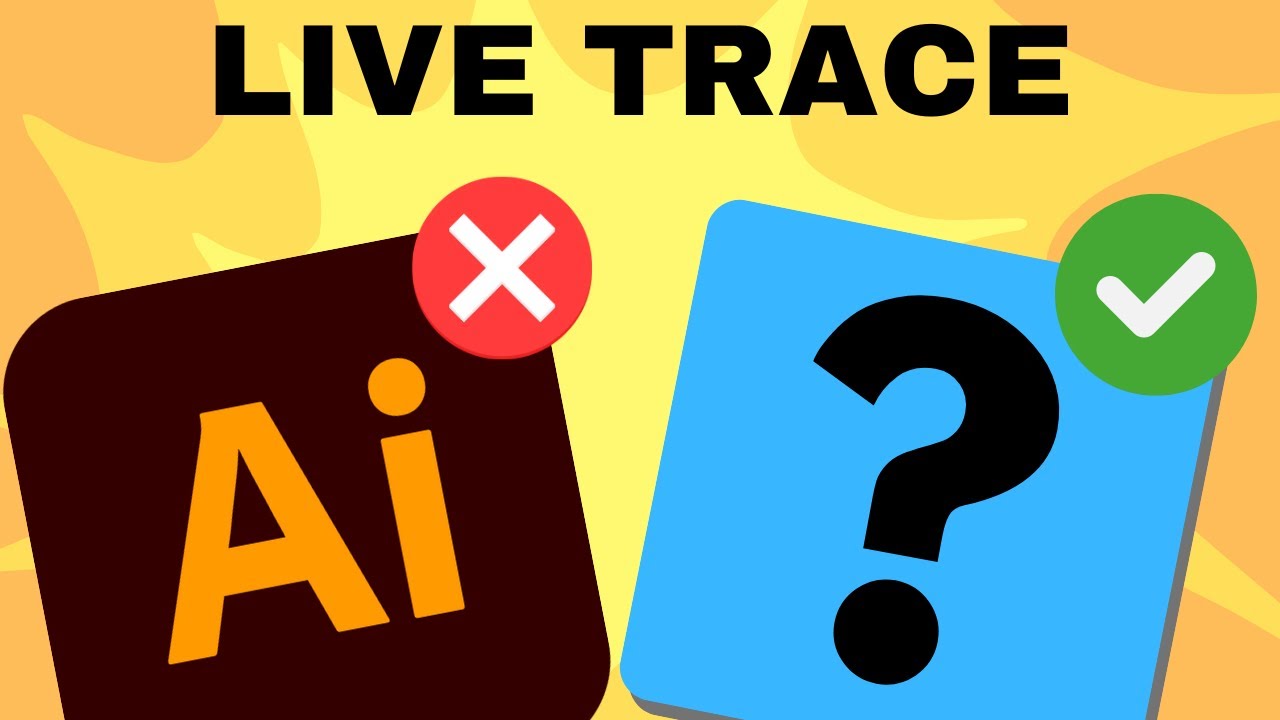 Adobe Alternative for Vector Artwork: Live Trace - YouTube