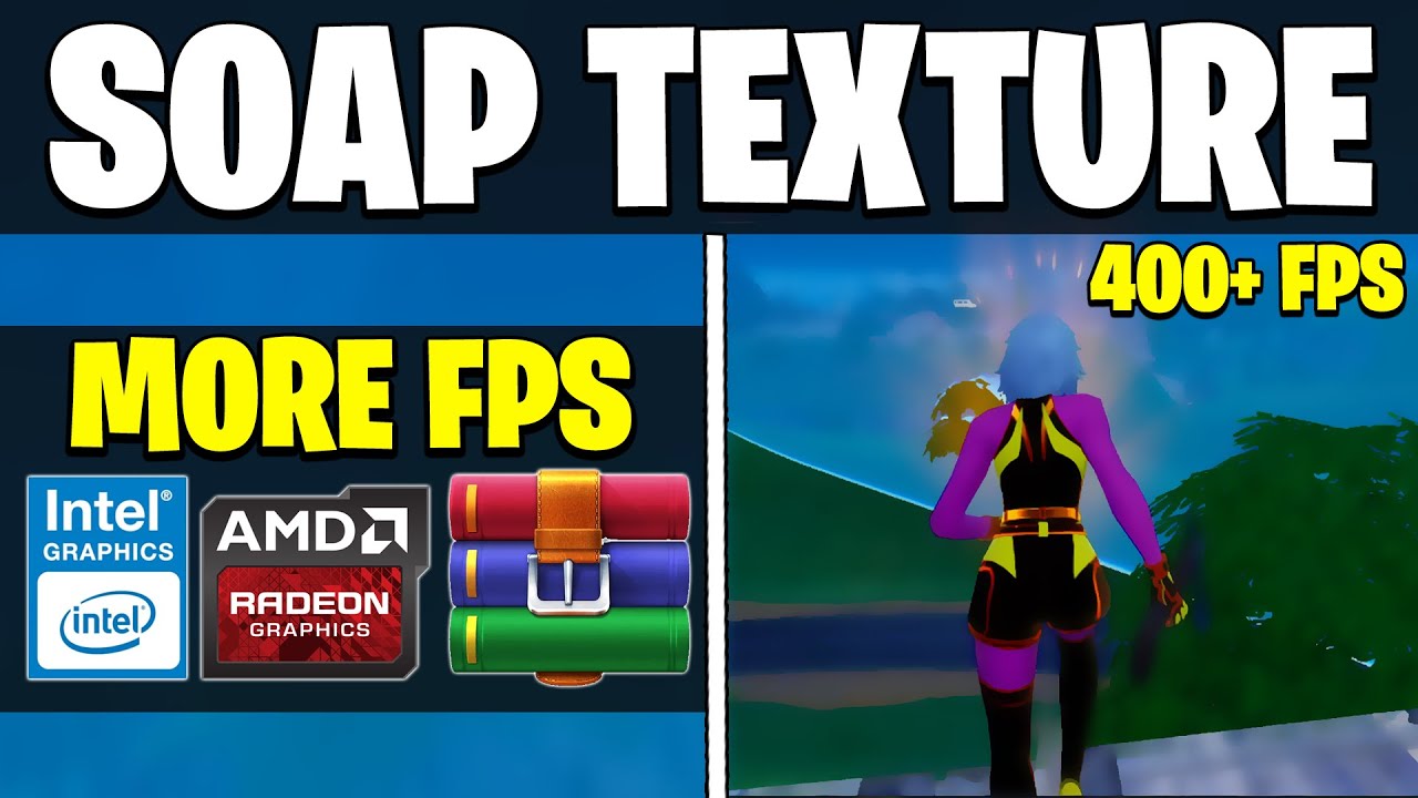How to Get Soap Texture Graphics in Fortnite! (Get Maximum FPS) In ...