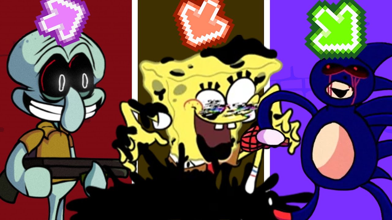 FNF Character Test Gameplay VS Playground | VS Squidward | VS Pibby ...