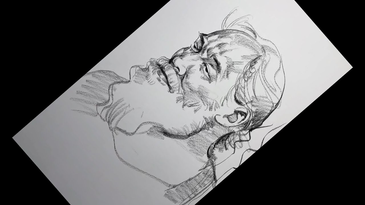 Quick Portrait Sketch - Hyper realistic drawing tutorial for beginners - YouTube