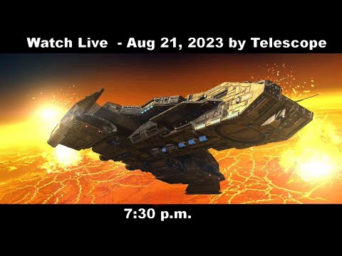 Watch SUN Live (Aug 21, 2023) by Telescope SUN - YouTube