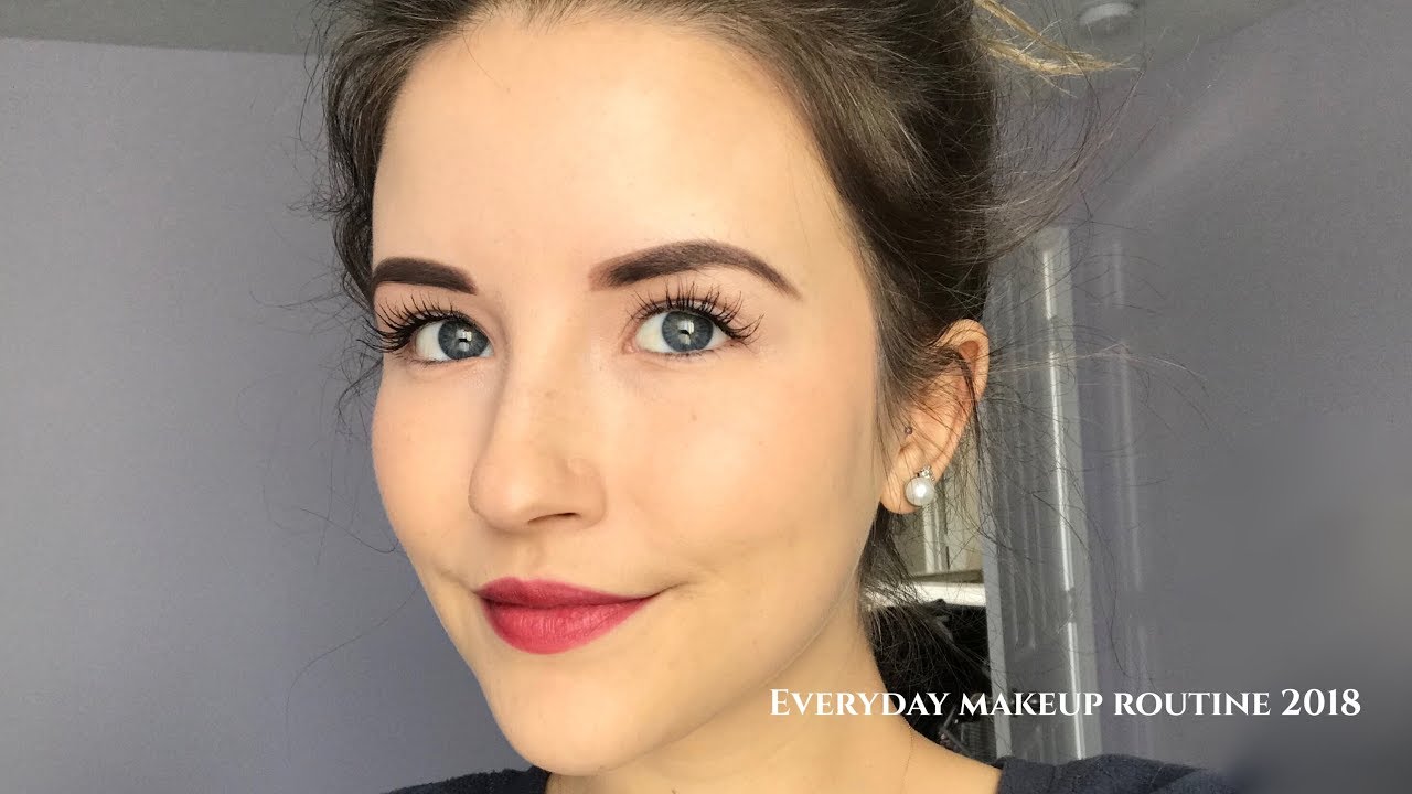SUPER QUICK Makeup Routine 2018! - YouTube