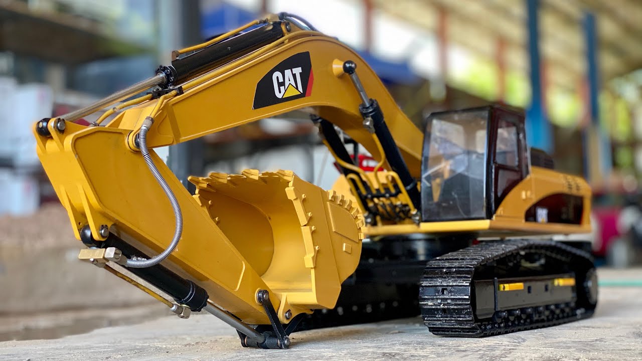 Review แม็คโครบังคับ CAT 340D สเกล 1/12 มือสองจากนอกส่งลูกค้าจังหวัด ...