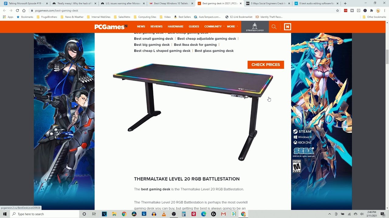 Crazy Gaming Desks - YouTube