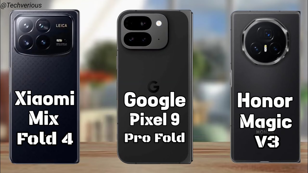 Xiaomi Mix Fold 4 Vs Google Pixel 9 Pro Fold Vs Honor Magic V3 ⚡ full ...