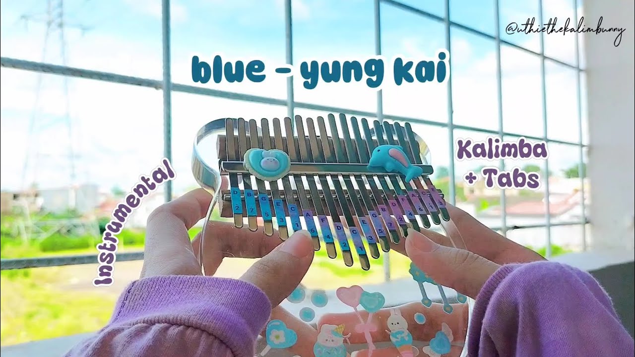 Blue - Yung Kai | Kalimba Cover with Tabs + Instrumental by uthiethekalimbunny ♡ - YouTube