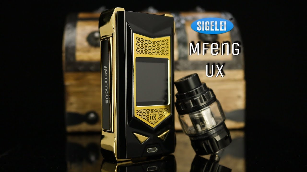Sigelei SnowWolf Mfeng UX 200W Mod & Wolf Tank Review - YouTube