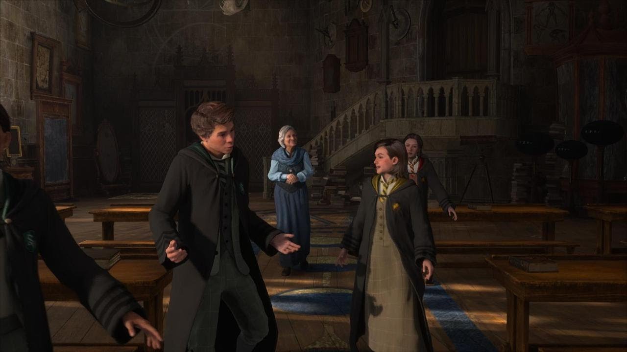 Hogwarts Legacy: Defense Against the Dark Arts Class Cutscene - YouTube