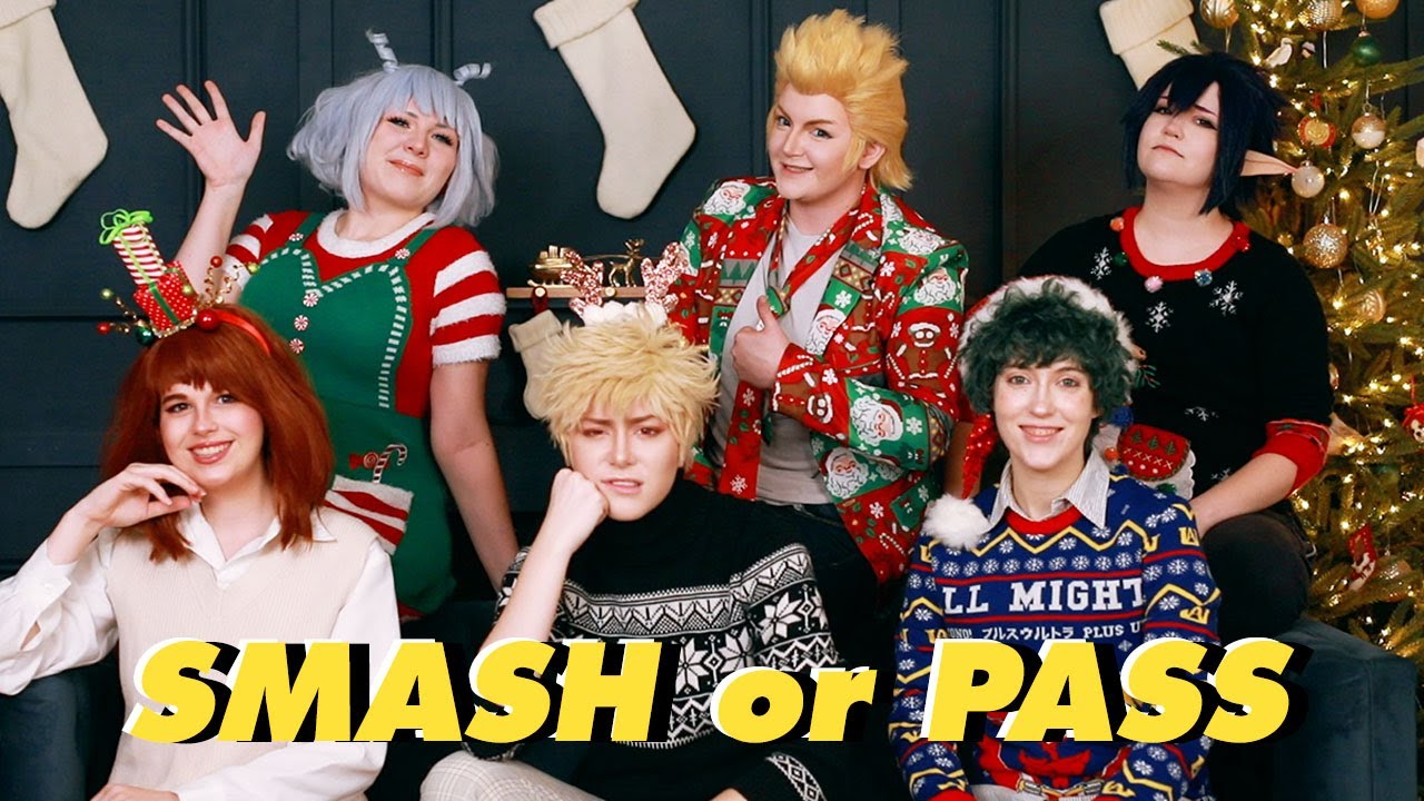 Smash or Pass Holiday Characters w/ My Hero Academia Big Three - YouTube