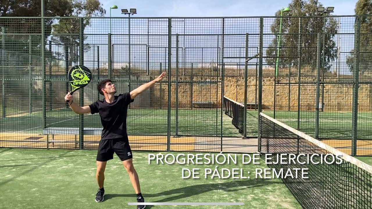 Progresión ejercicios de pádel: Remate - YouTube