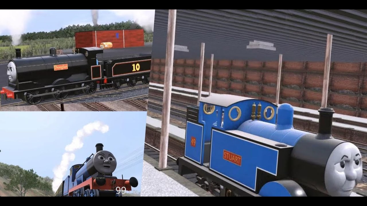 STUART 49 - DONALD DOUGLAS - EDWARD RIDING TO FAST! - THOMAS AND FRIENDS - TRAINZ RAILROAD ...