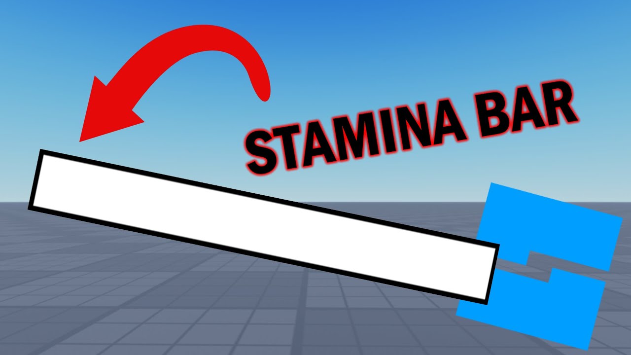 How to make a stamina bar in roblox studio! [2024] - YouTube