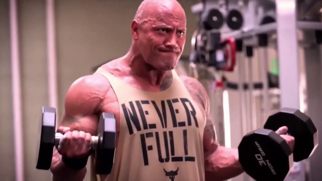 Fitness Motivation #10 | WORKOUT Of Dwayne Johnson | 💪The Rock ...