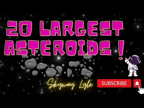 20 Largest Asteroids: V2 - YouTube