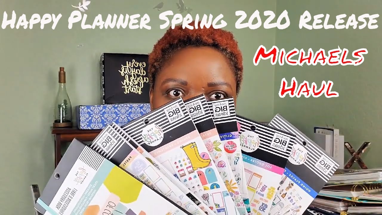 Happy Planner Spring 2020 Release: Michael's Haul - YouTube