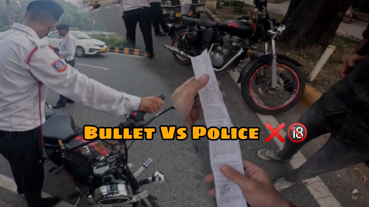 Bullet Vs Police || Venom || Bullet Modified || Bullet Bike Sound # ...