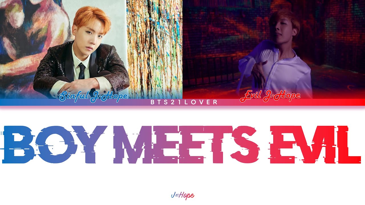 BTS J-Hope - Boy Meets Evil [😈2 Member Halloween Version😈] (Color Coded ...