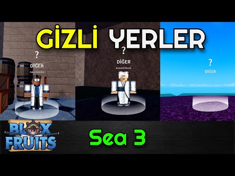 BLOX FRUİTS EN GİZLİ YERLER (PART 3)👀🔎
