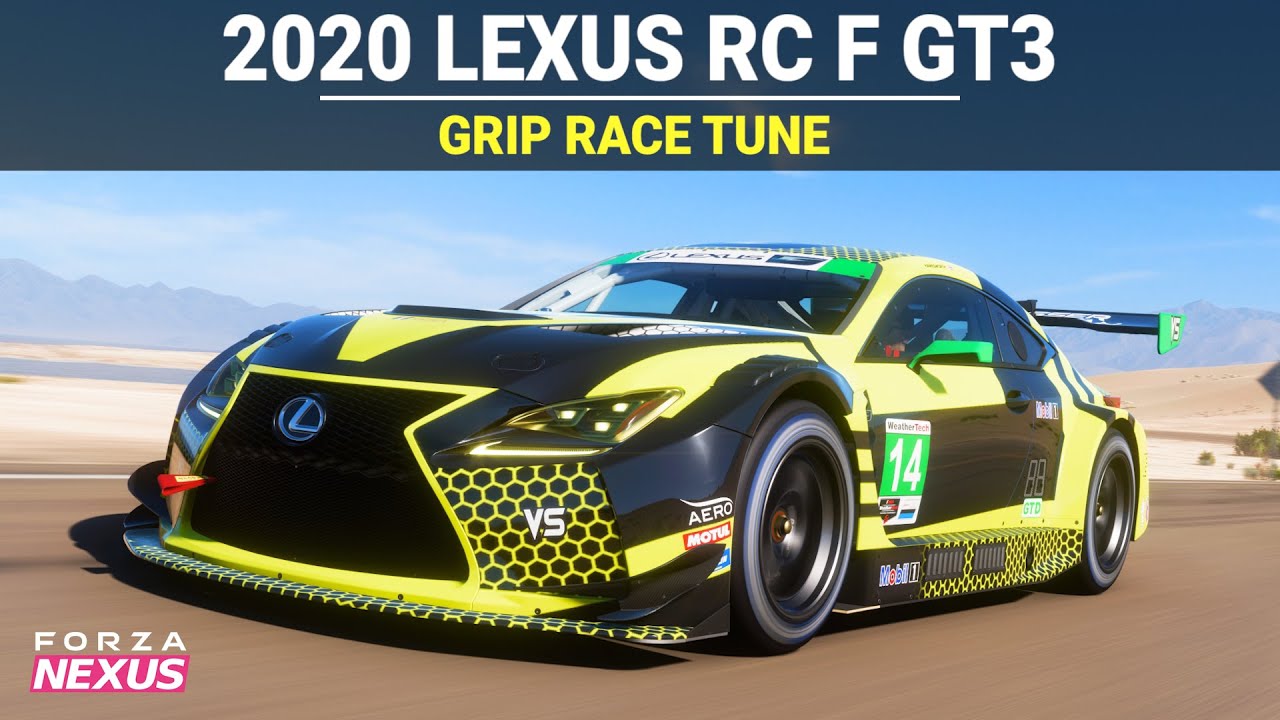 Forza Horizon 5 - 2020 Lexus RC F GT3 #14 Vasser Sullivan, FH5 Grip ...