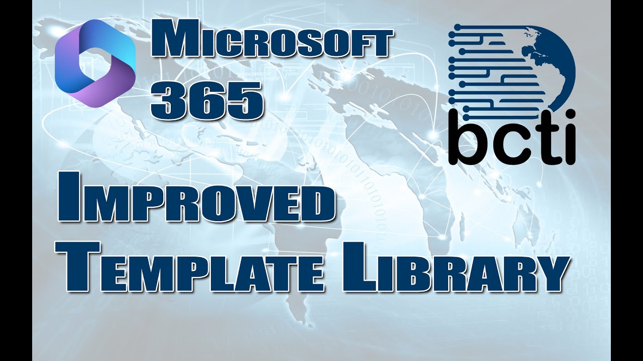 Microsoft Office - Improved Template Library - YouTube