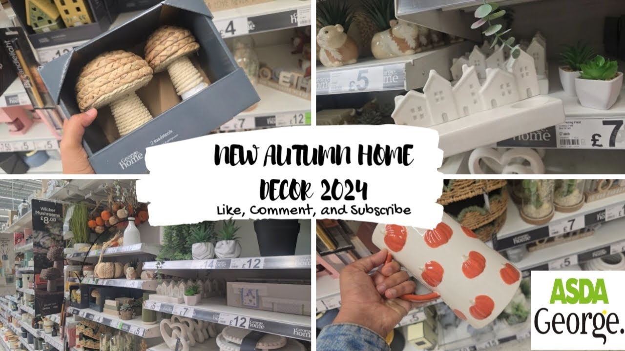 New Home decor Collection for Autumn 2024 at Asda | Shopping hacks ...